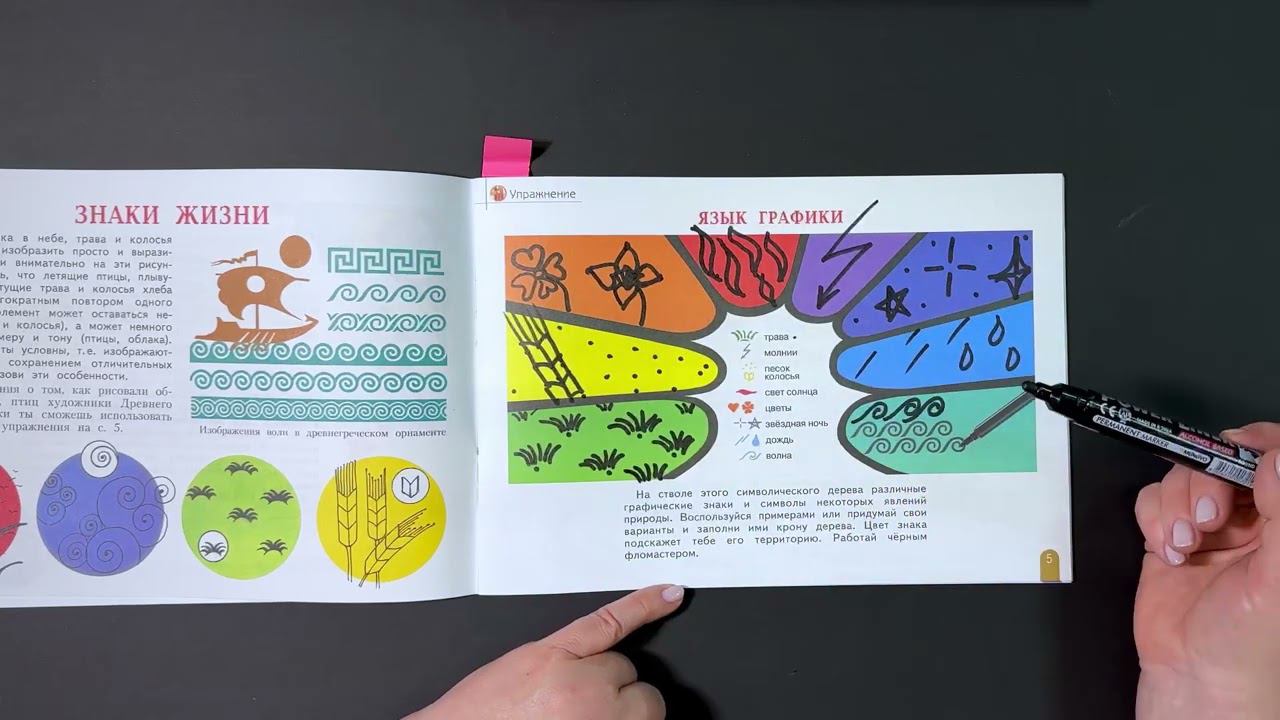 С. Г. Ашикова: Учимся у природы. Язык графики