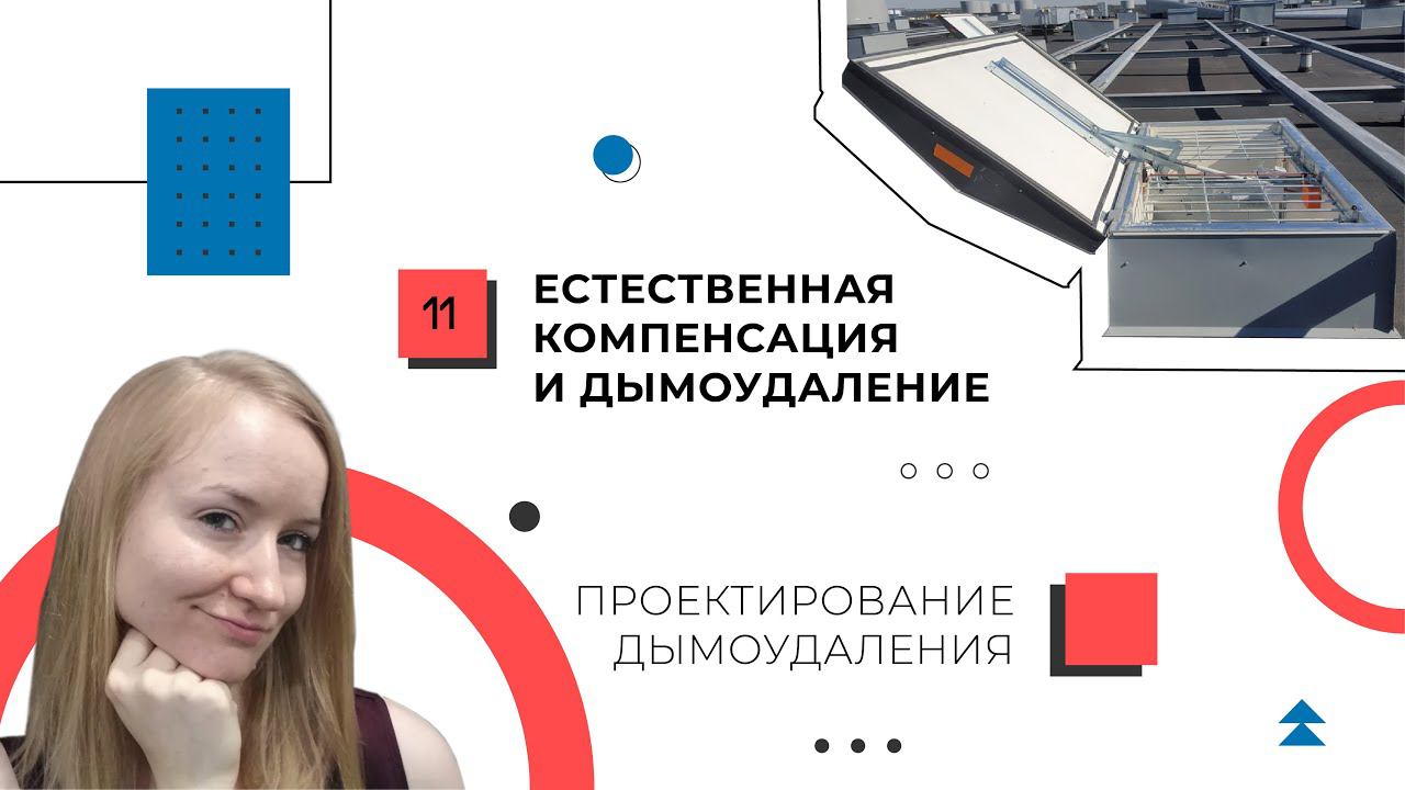 Естественная компенсация и естественное дымоудаление. Расчет. Проектирование дымоудаления.