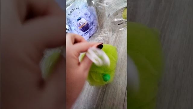 Мочалка с кусочками мыла #faberlic