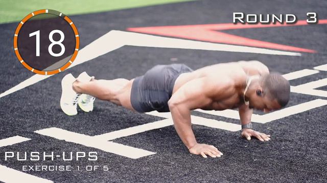 Тренировка  14 минут- отжимания для ВЕРХНЕЙ ЧАСТИ ТЕЛА ДОМА без оборудования- Ashton Hall