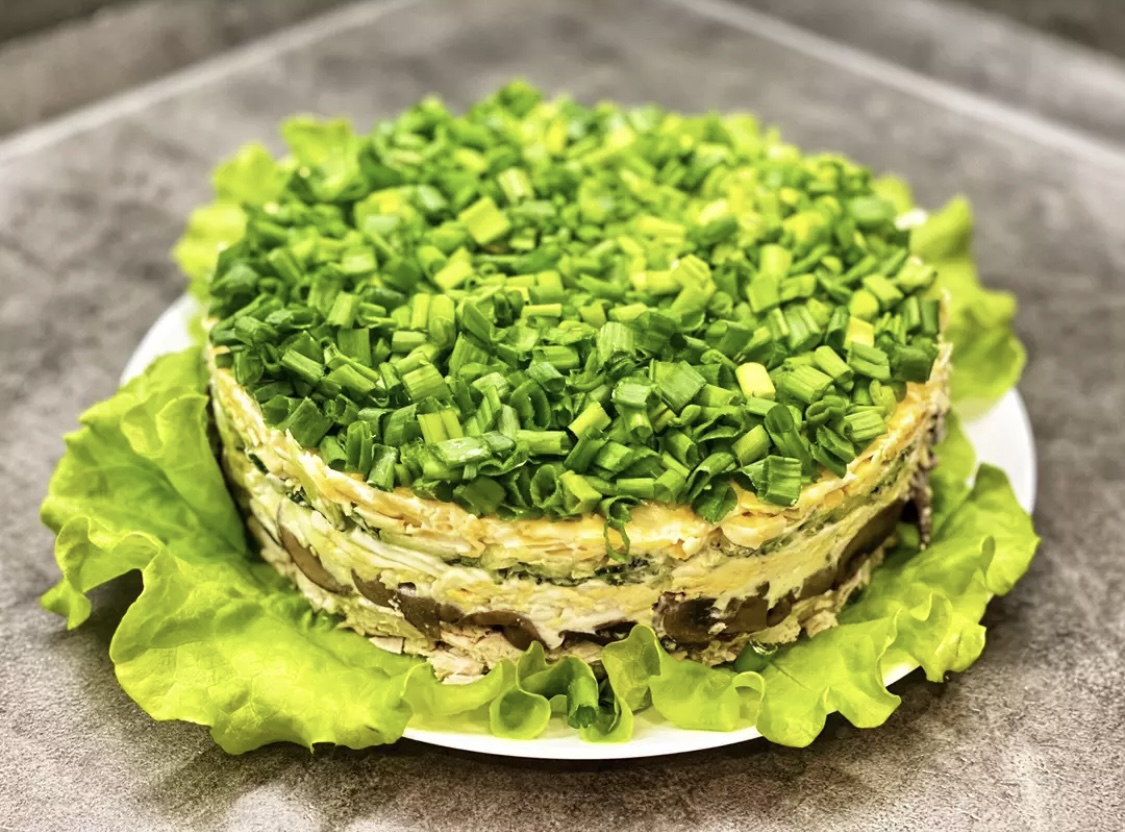 Новогодний салат "Нежность"