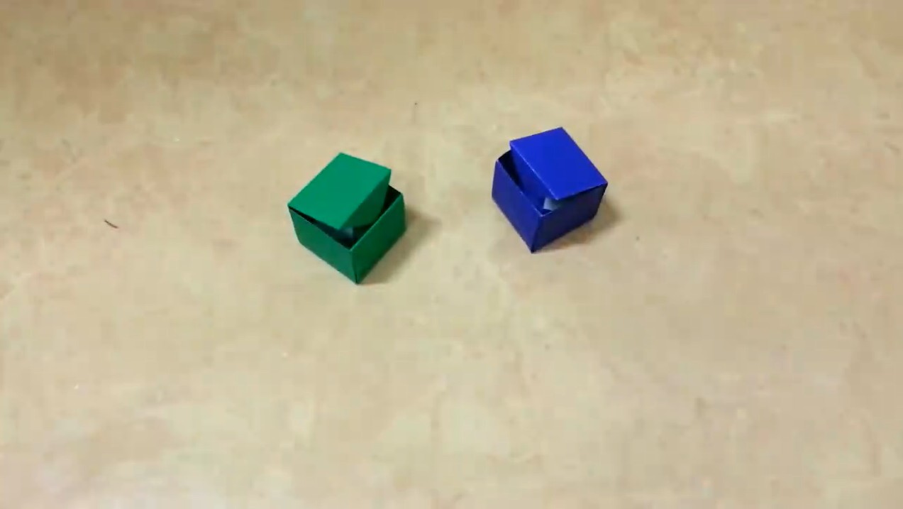 Подарочная коробочка оригами