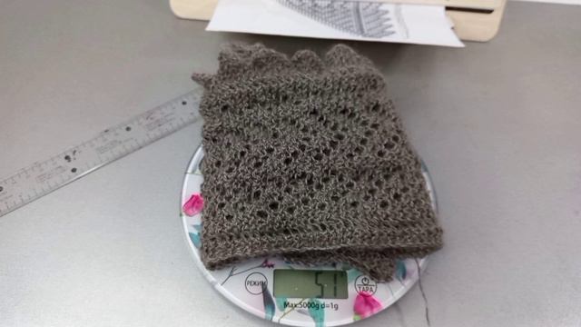 Теплый платок. Часть 3. Кайма и дополнительные расчеты