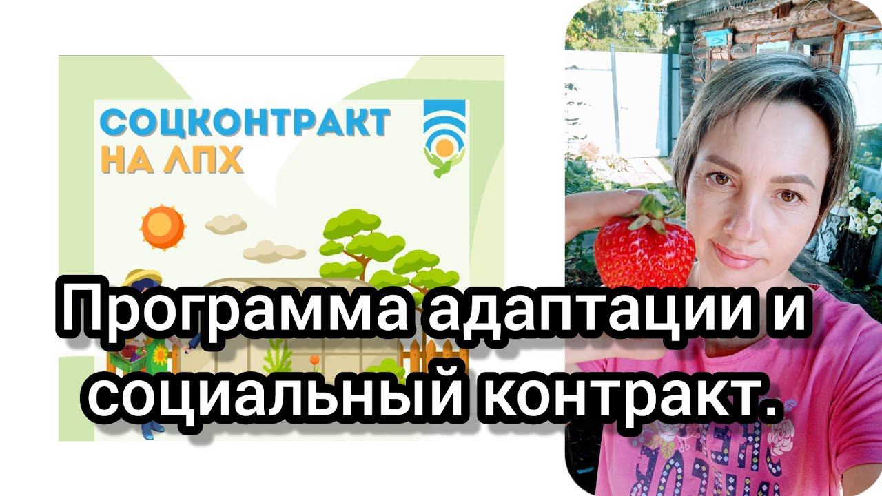 Соцконтракт на ЛПХ Иркутская область. Выпуск 8. Программа адаптации и социальной контракт.