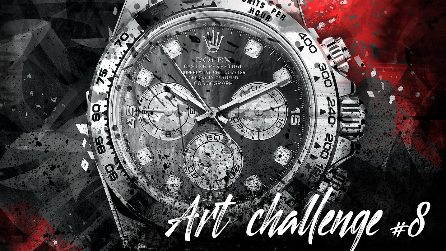 АРТ челлендж 8 день | Digital art  ART CHALLENGE | ЧАСЫ | day #8