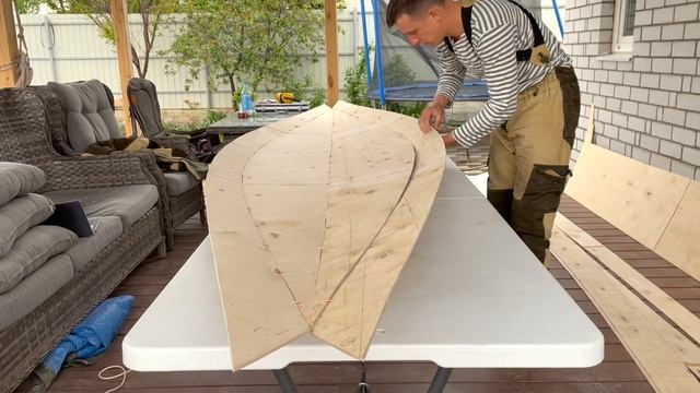 Делаю каноэ из фанеры своими руками - Часть 2 / сборка корпуса. Разбор ошибок, первый опыт. @Tematop