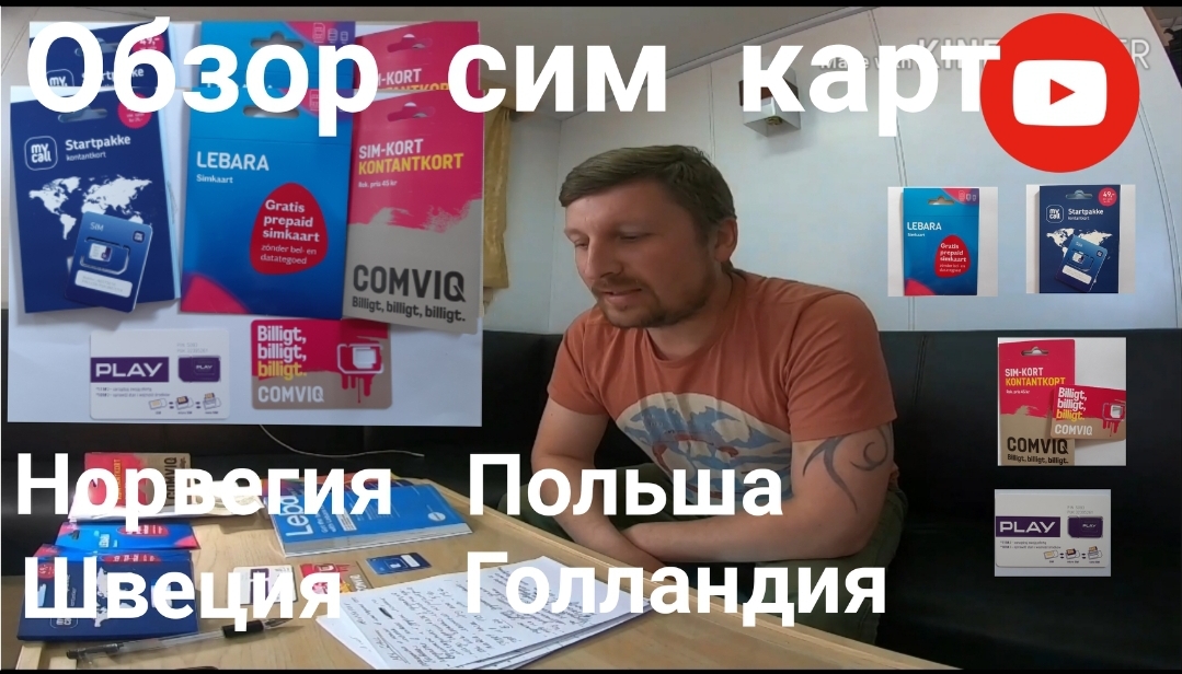СИМ КАРТЫ ДЛЯ ЕВРОПЫ