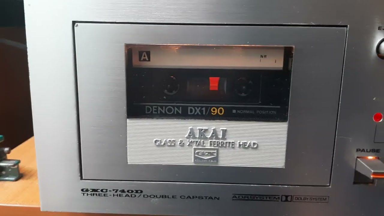 кассетная дека AKAI GXC-740D, запись кассеты