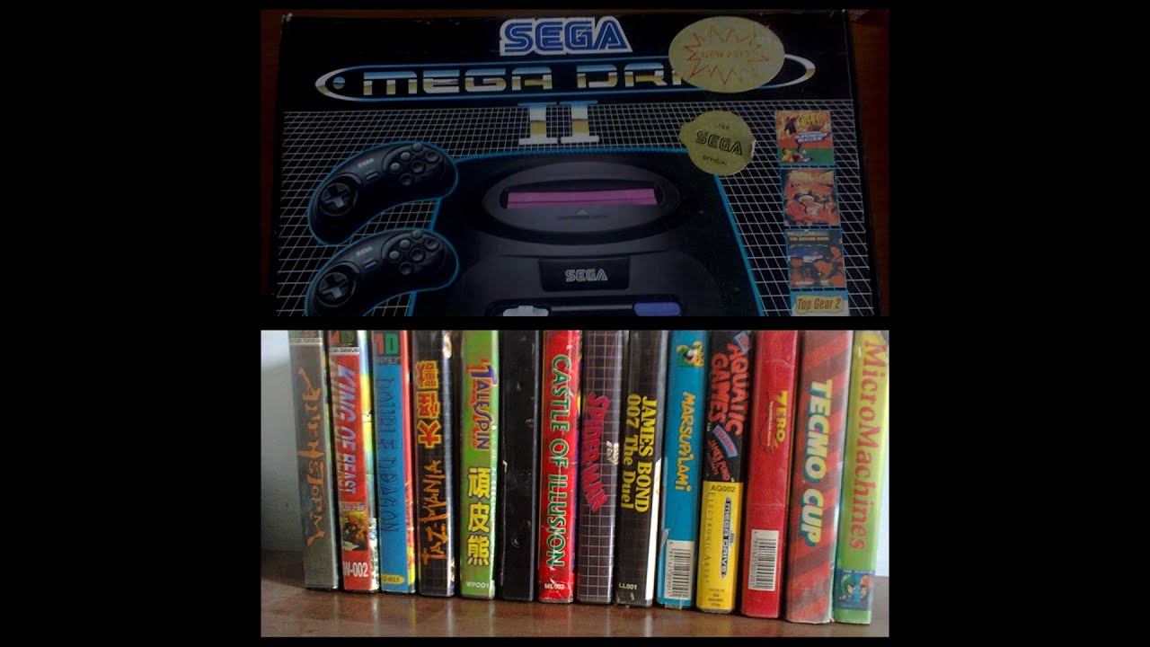 моя коллекция на Sega Mega Drive 2