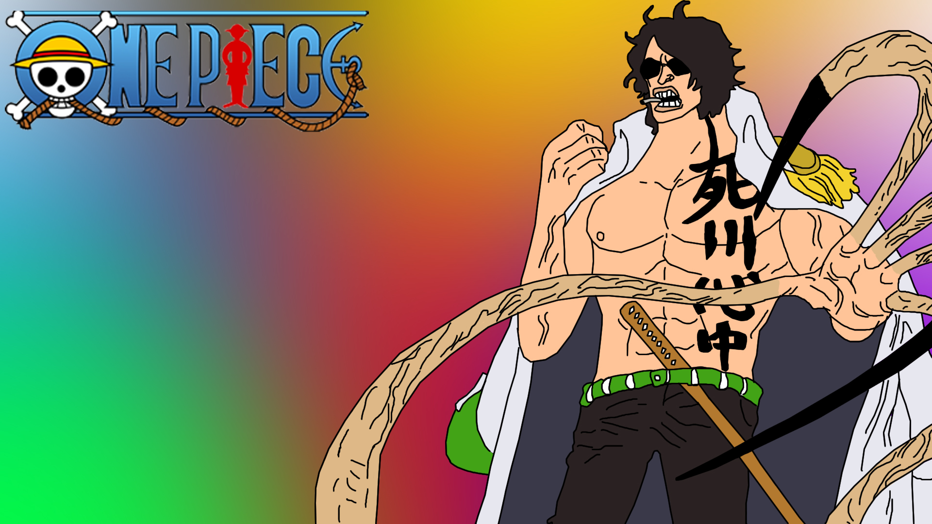 Мугивары против Адмирала Рьюкугу | Дьявольсикий Фрукт Усоппа | One Piece