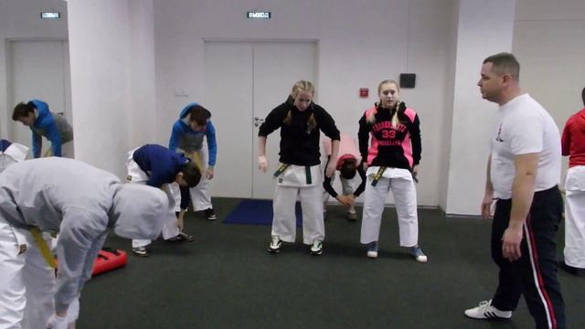 Разогрев бойцов на первенстве СЗФО 2016. Великий Новгород 2