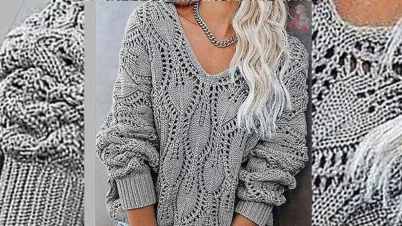 Джемпер спицами - Описание, схемы