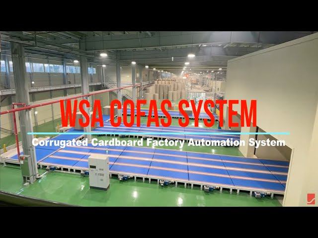 WSA COFAS SYSTEM. Corrugated cardboard factory automation system