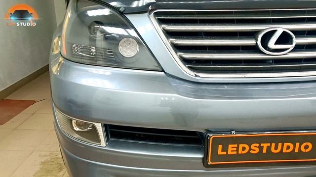 Lexus GX 470 модернизация фар