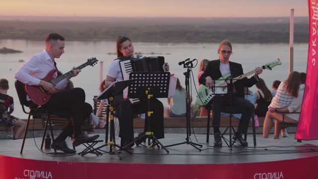Концерт Jazz Accordion Trio в Нижнем Новгороде на набережной Федоровского 15 июня 2024