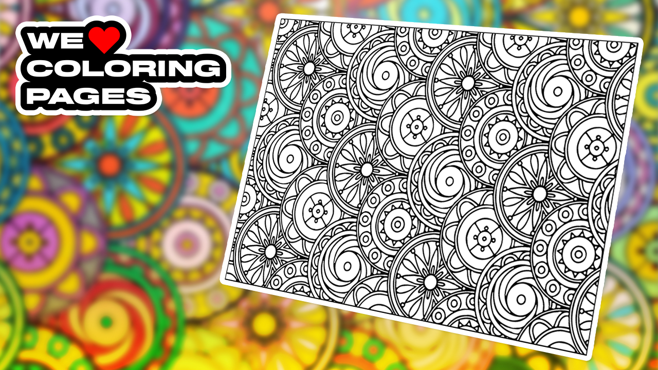 #93 Цветы Анти-Стресс Раскраска | МЫ ❤️ РАСКРАСКИ