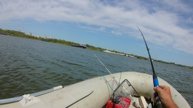 Обзор рыбных мест 03.07.2023 год №53 р.Иртыш г.Омск Рыбалка спиннингом, троллинг в затоне Лампочка.