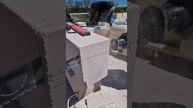 Пиление Газоблока