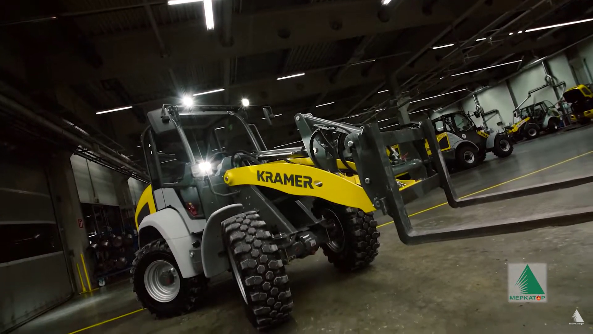 Первый полностью электрический погрузчик Kramer 5055E