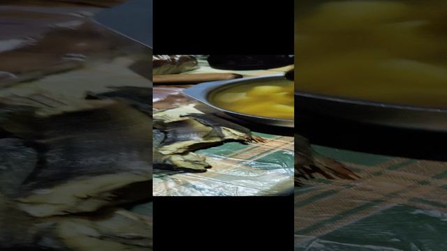 Тундра и моя избушка ! Уха на природе!