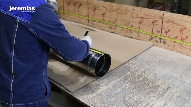 Укорачивание прямого элемента дымохода DW-FU и DW-ECO