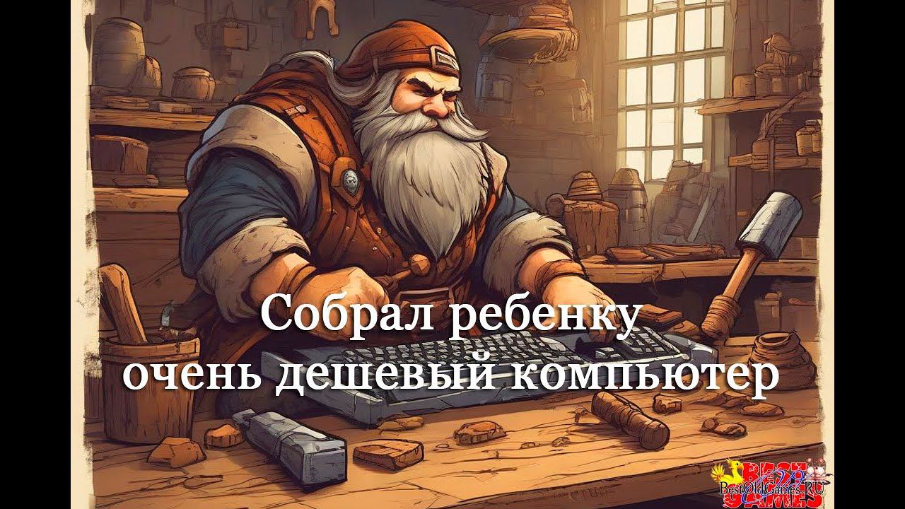 Собрал ребенку очень дешевый компьютер - Тестирование на игре Craftopia