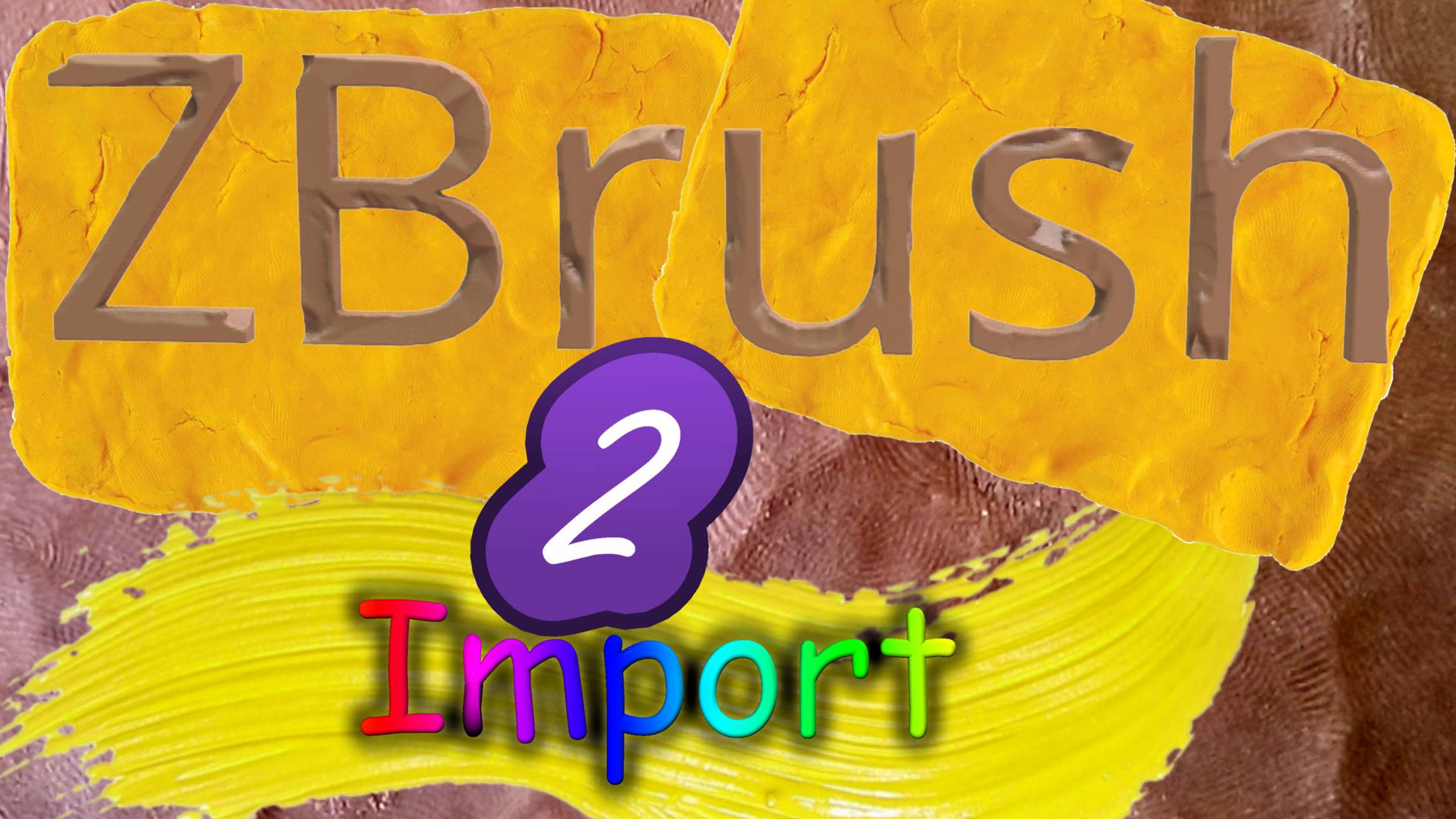 ZBrush (Вариант 2 из 2) - Импорт объектов с несколькими текстурами