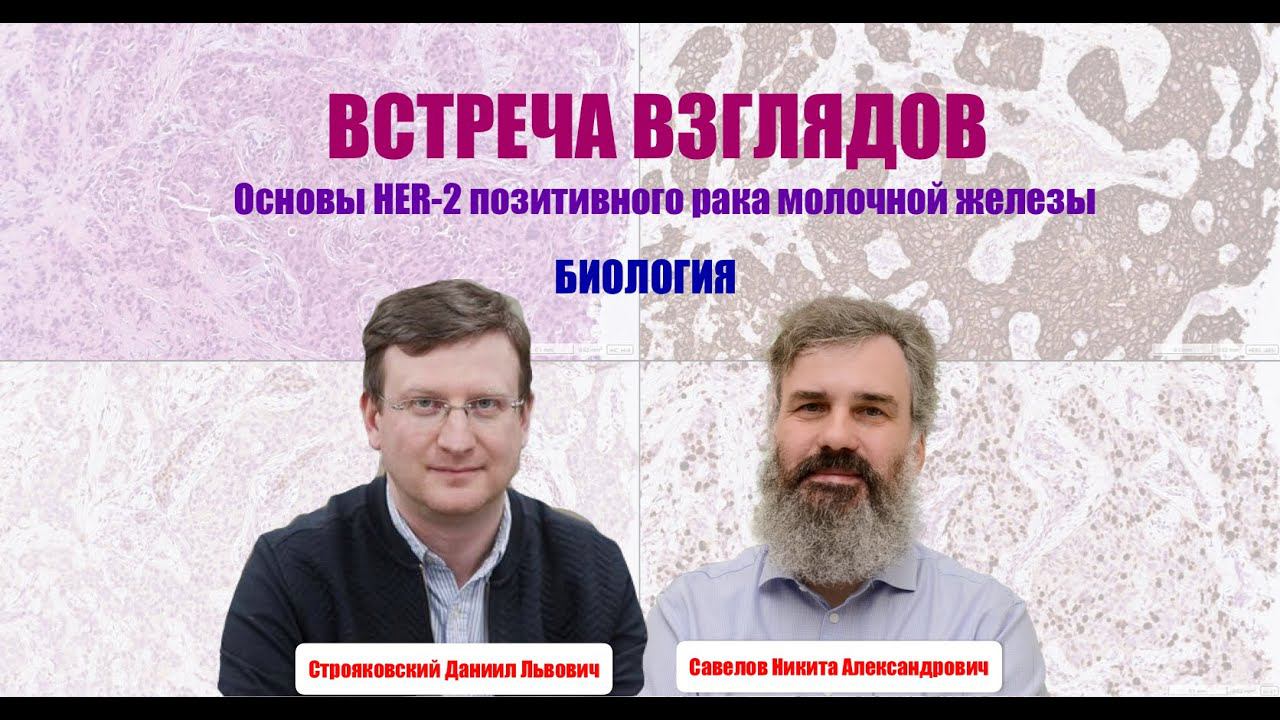 ВСТРЕЧА ВЗГЛЯДОВ || Биология HER-2 позитивного рака молочной железы | ЧАСТЬ 2
