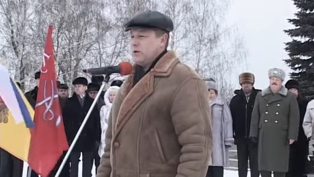 Торжественный митинг  прошел на Холме воинской Славы. Февраль 2012 год.