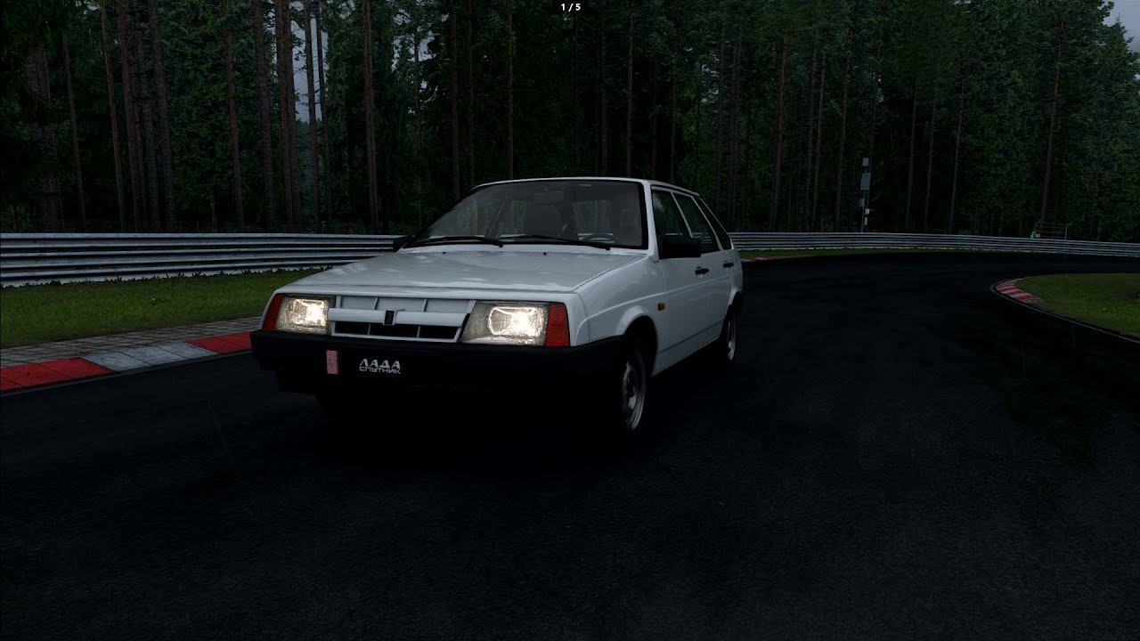 Assetto Corsa - 100км Nordshleife  Lada 2109 Sputik 1300s