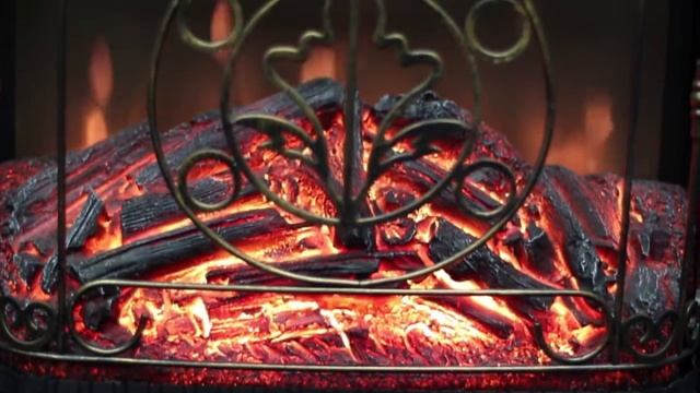 Электрический очаг Majestic FX black - Обзор пламени