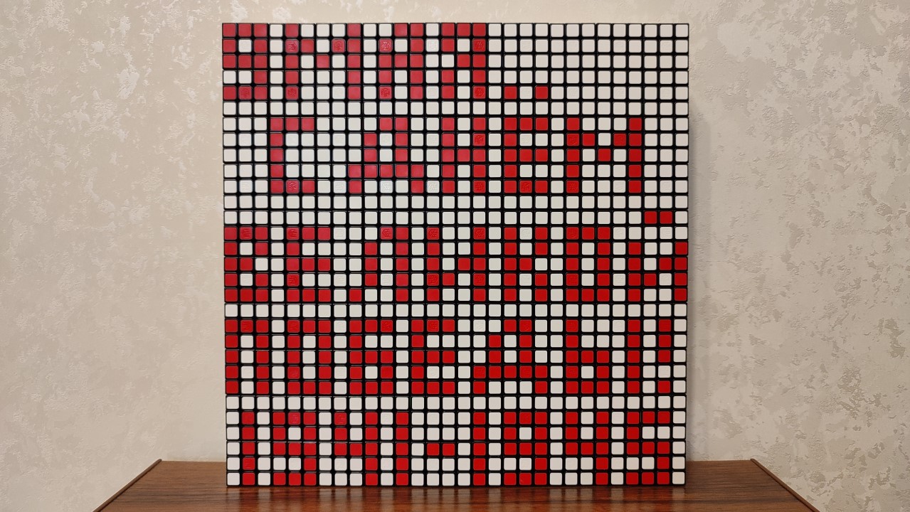 9 МАЯ, С ДНЁМ ВЕЛИКОЙ ПОБЕДЫ !, Rubik's Cube 3х3х3, Stop Motion, 100 Cubes