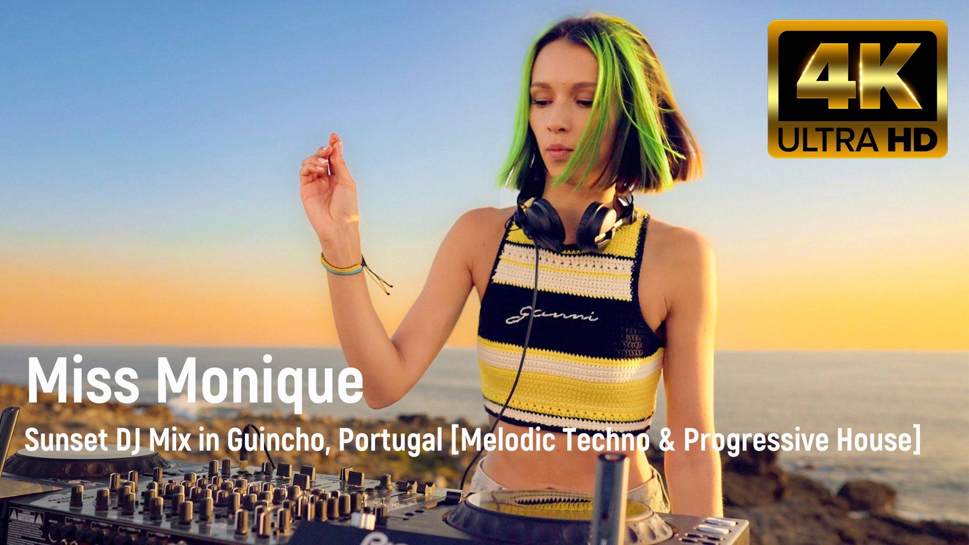 Miss Monique - Sunset DJ Mix in Guincho, Portugal [Melodic Techno & Progressive House]