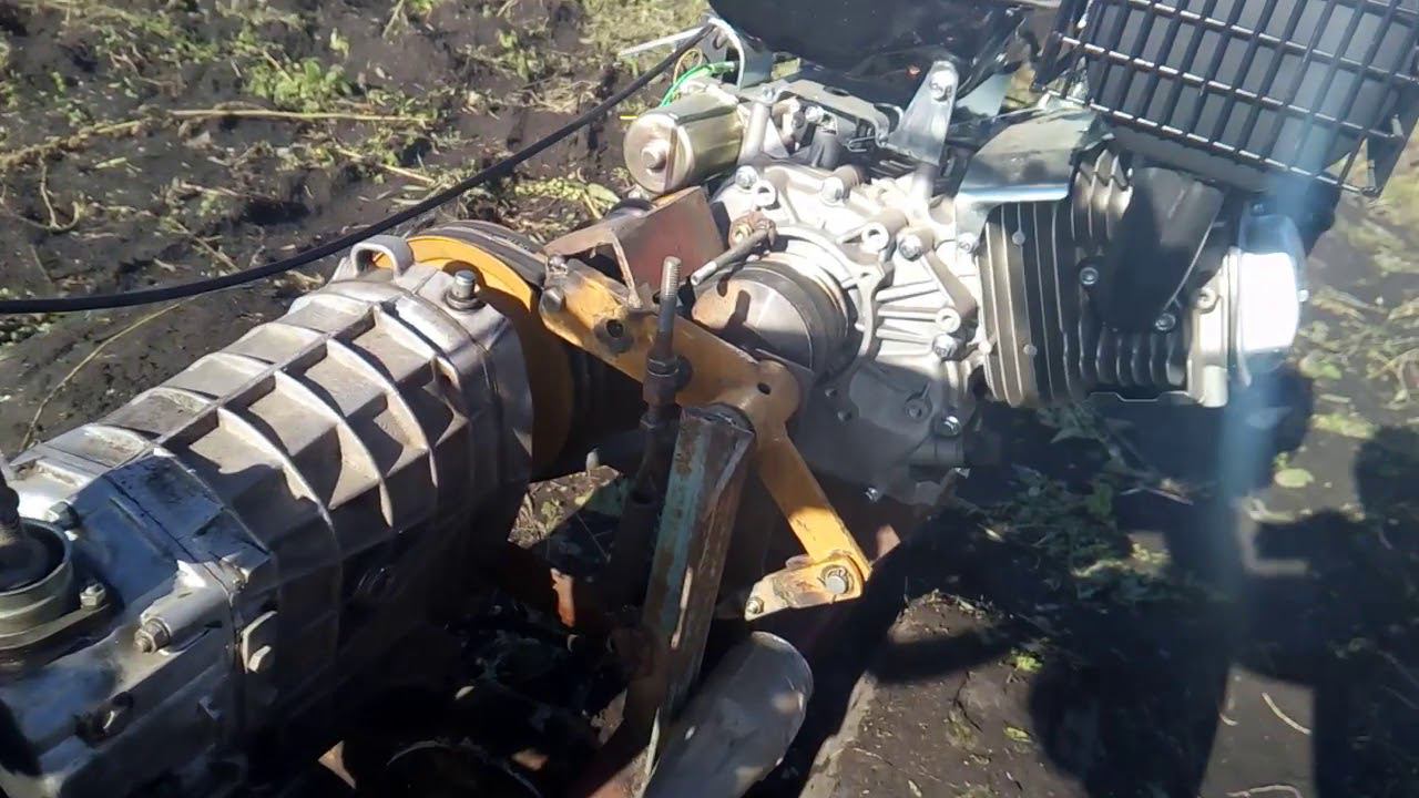 Переломка минитрактор 4х4 .Испытание.