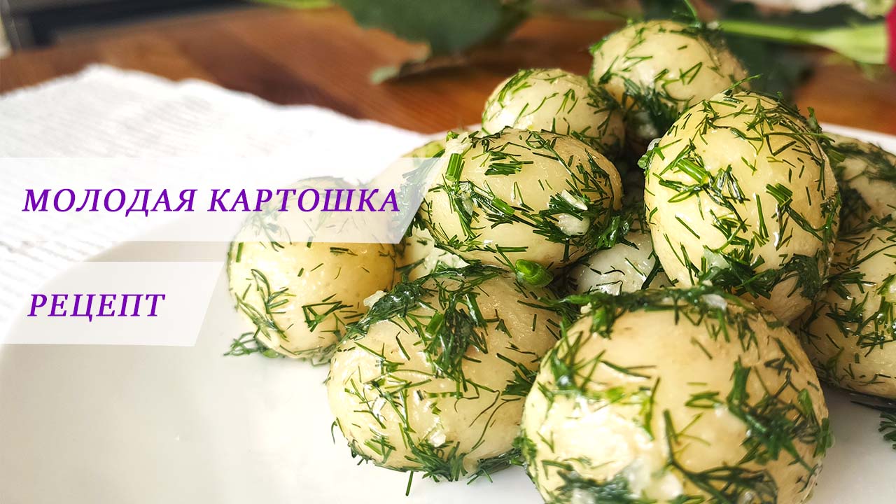 МОЛОДАЯ КАРТОШКА с укропом - Рецепт
