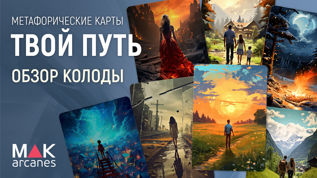 Метафорические карты "Твой путь" – обзор карт и техники работы, расклад