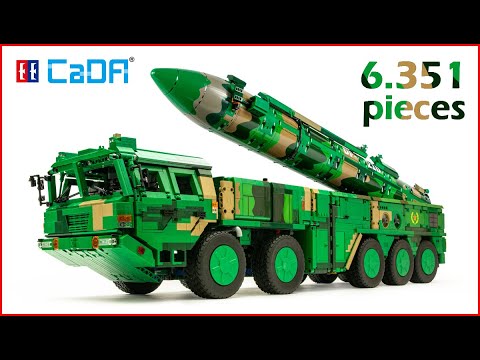 CaDA Dongfeng 21D _ C56031W Speed Build _ 6351 деталей - LEGO СБОРЩИК.mp4