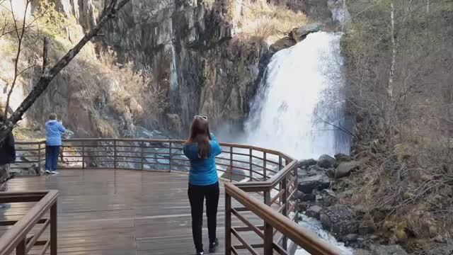 Горный Алтай 2021_3. Водопад Корбу - одно из "пяти чудес" Телецкого озера.