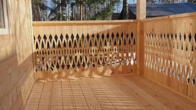 Заказ-Дом: открытая терраса в бани из профилированного бруса, все новые проекты на заказ-дом.рф