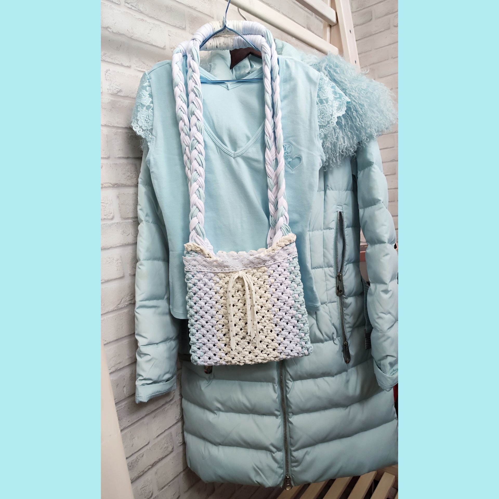 Хлопковые сумочки с зефирными ручками?