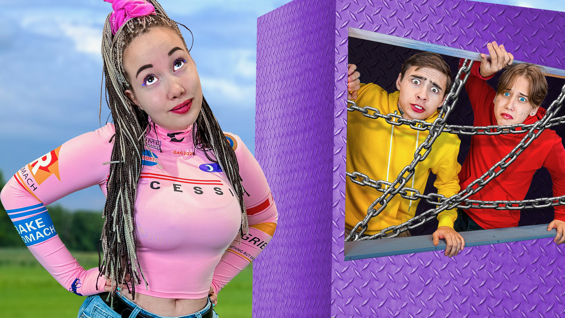 Заперла Друзей В Непробиваемом Ящике! (ЛУНОМОСИК)