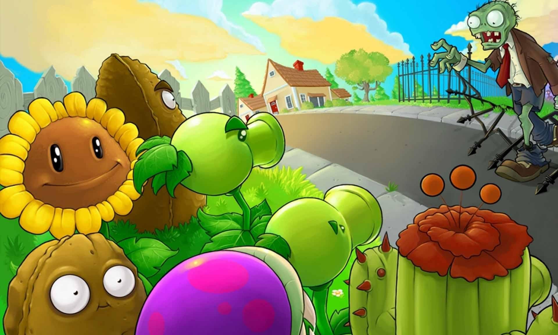 Plants vs Zombies / Adventure 1 Pool 1-10 / Растения против Зомби / Прохождение