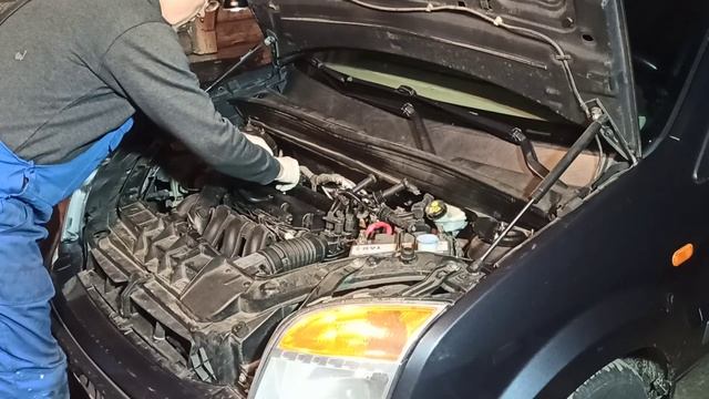 Форд фьюжн. Эндоскопия двигателя