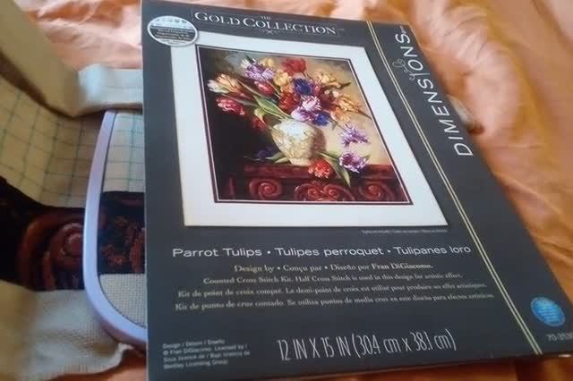 Отшив проекта DIMENSIONS " Попугайские тюльпаны" отчет 11