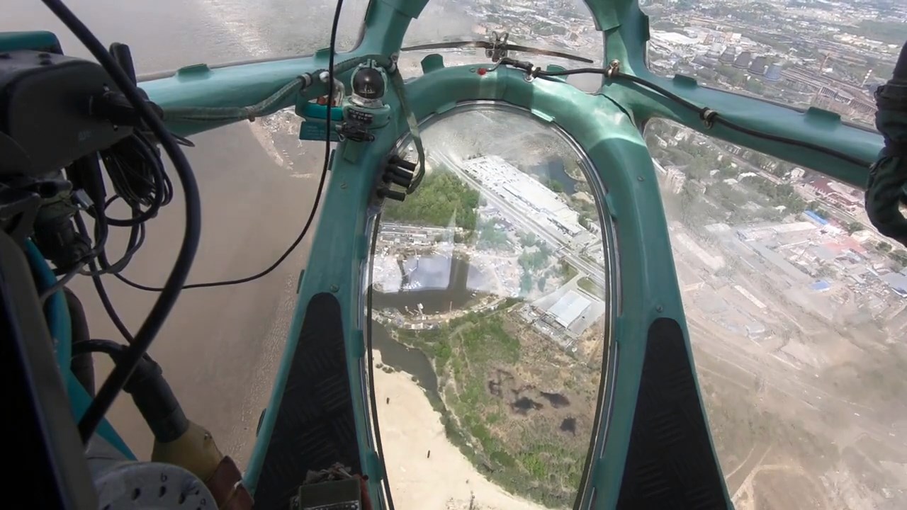 Хабаровск.ТУ-134. Заход и посадка