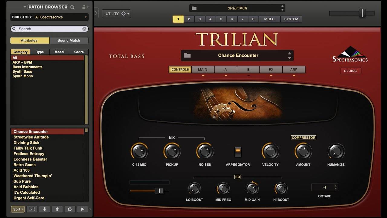 Spectrasonics Trilian on MacOS 10.14.6