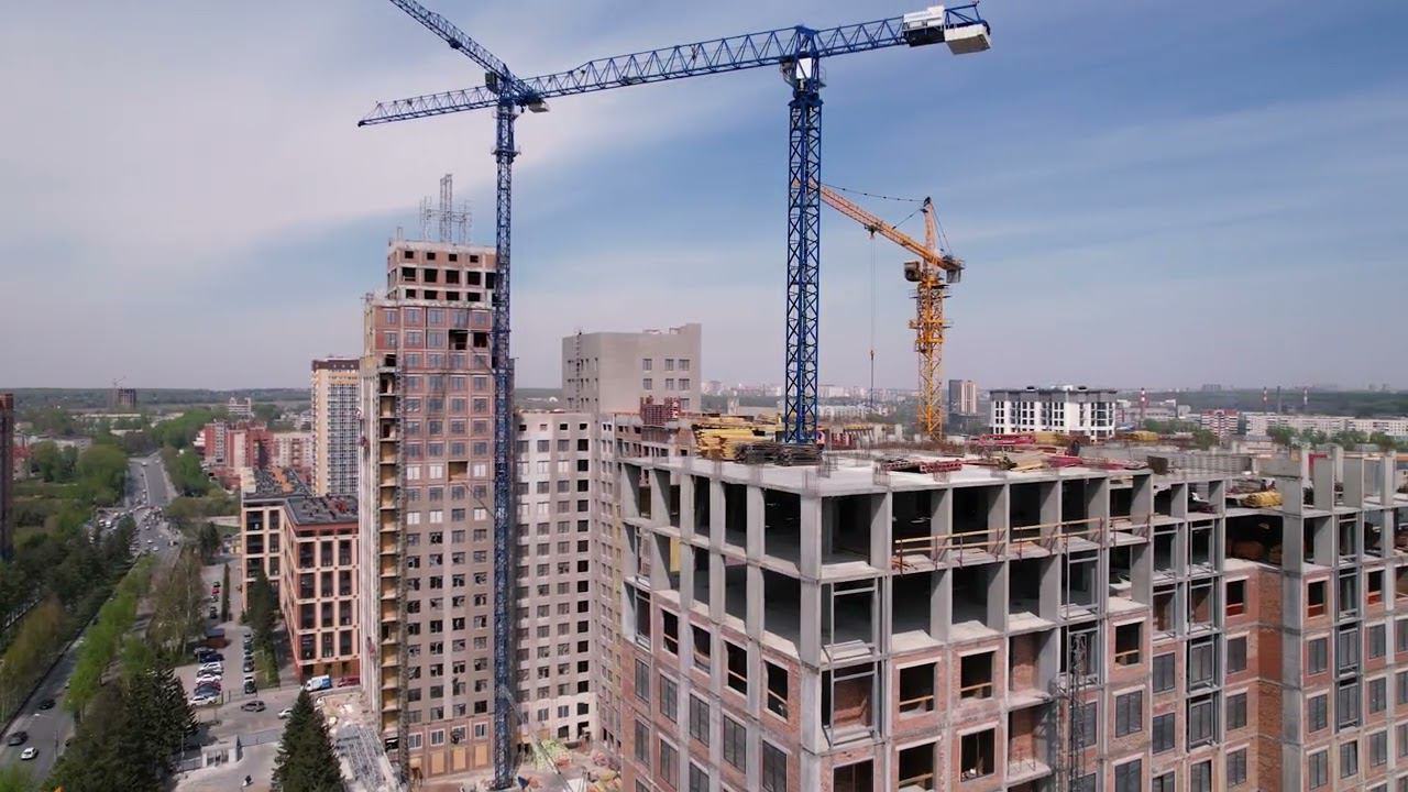 Дом "Нобель" в Новосибирске - Ход строительства Май 2022