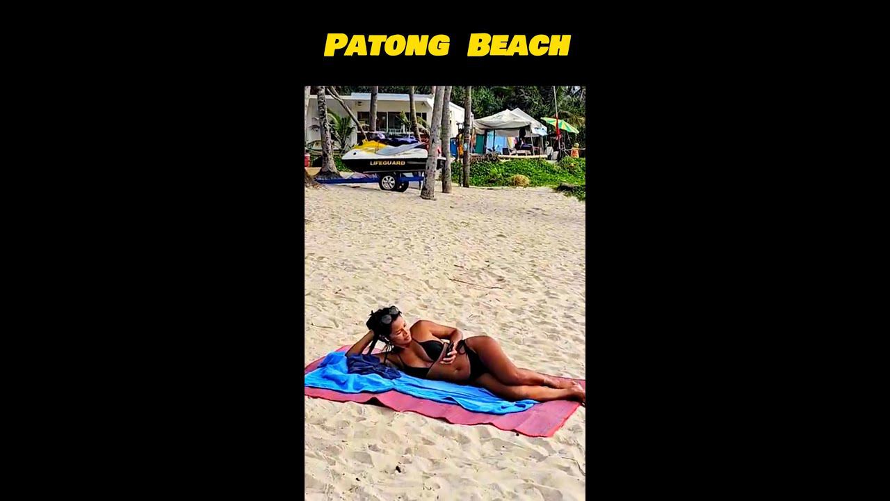 Girls on the beach Patong Beach Phuket Thailand 2023#thailand #phuket #patongbeach