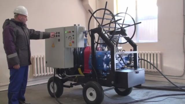 Насосная установка НВД 90 УНГ-Т-2,7-100_90. Очистка трубок теплообменника