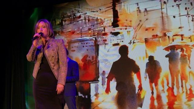 На концерте памяти жертв в теракте в метро 03.04.2017. Группа "Филармония"